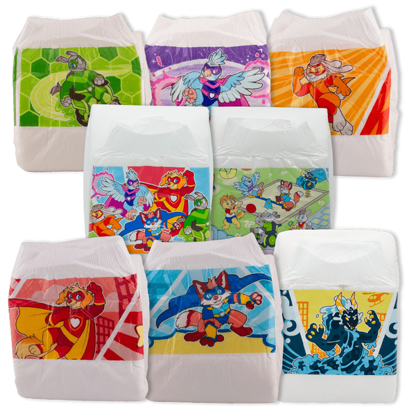 The PACK Diaper Panel Stickers | Incontinence Accessories