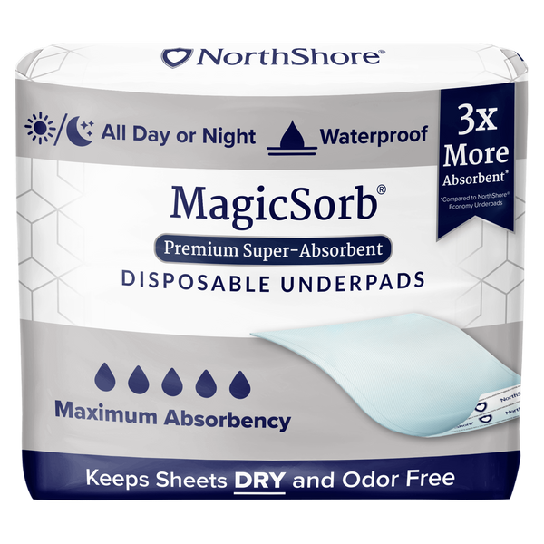 NorthShore MagicSorb Super-Absorbent Disposable Underpads ...